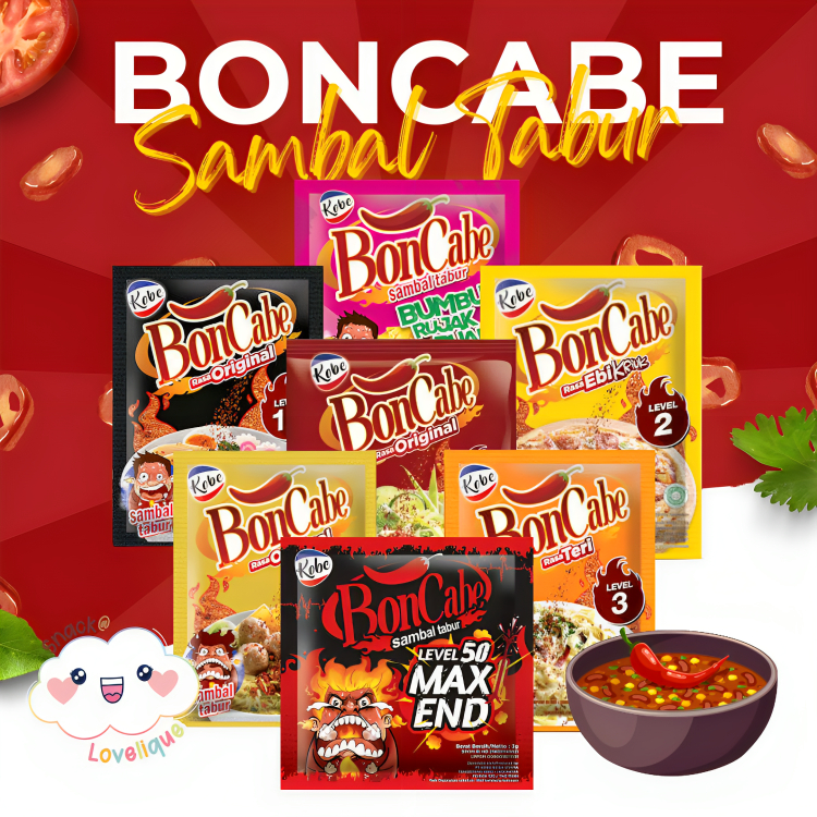 Jual Bon Cabe Sachet Sambal Tabur Level All - Variant - ( Level 2 ...