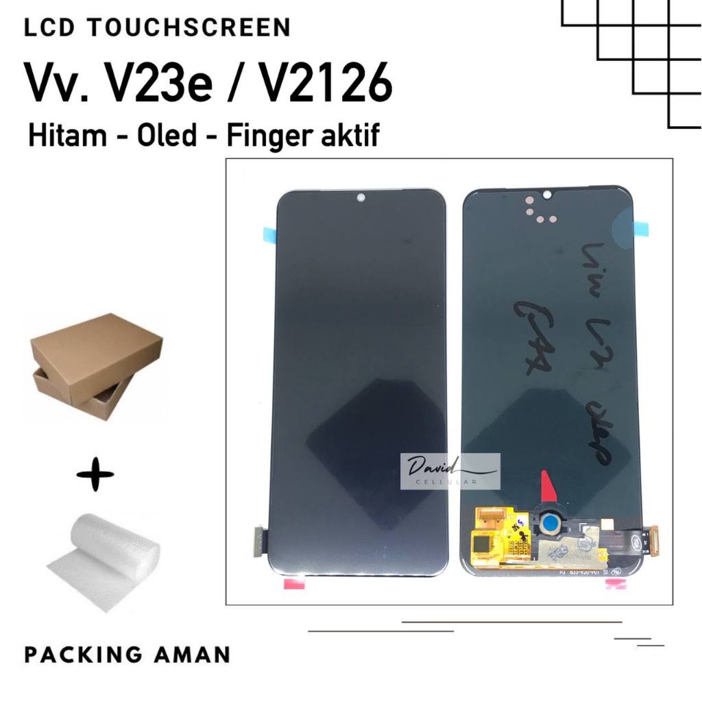 Jual LCD TOUCHSCREEN VIVO V23E V2126 OLED & INCELL FINGERPRINT FUNGSI ...