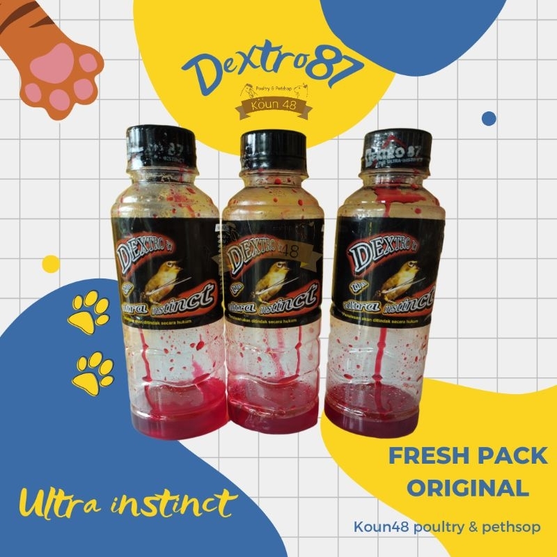 Jual Dexro 87 Minuman Burung Pleci Multi Vitamin Dextro 87 the ultra ...