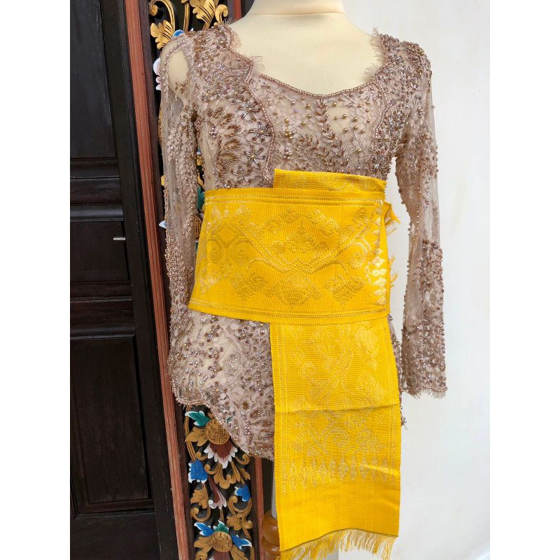 Jual Selendang Songket Sidemen Cendana (asli tenunan) | Shopee Indonesia