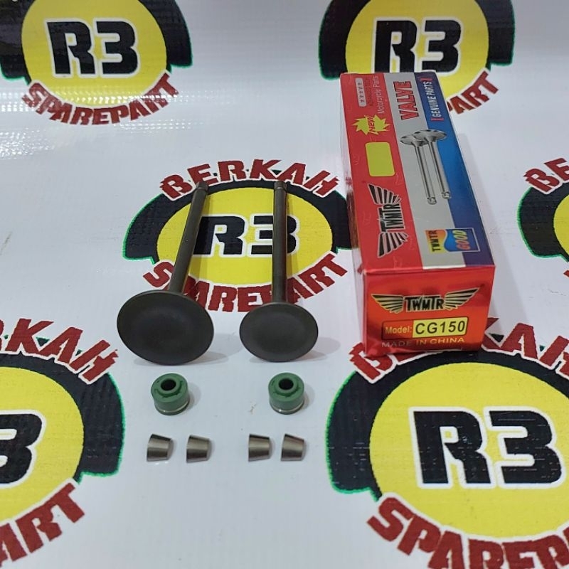 Jual Klep set / Klep in & ex / Klep payung / Valve universal 150cc ... Jual Klep set / Klep in & ex / Klep payung / Valve universal 150cc ...