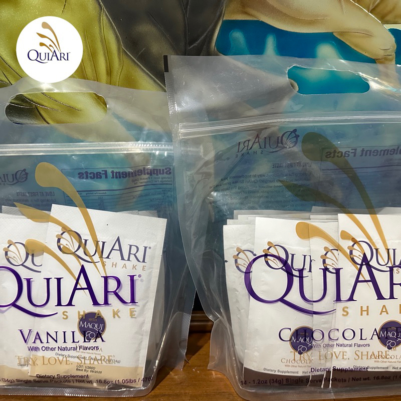Jual QuiAri Shake 14 Sachets - Susu Whey Protein Rendah Kalori Bebas ...