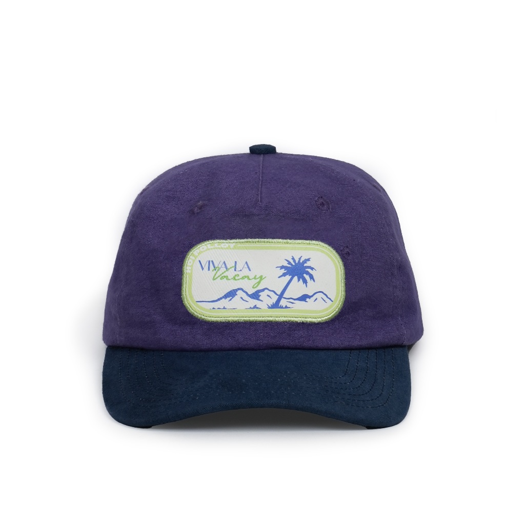 Jual Hoi Polloy - Topi - Vacay Cap (Purple Blue) | Shopee Indonesia
