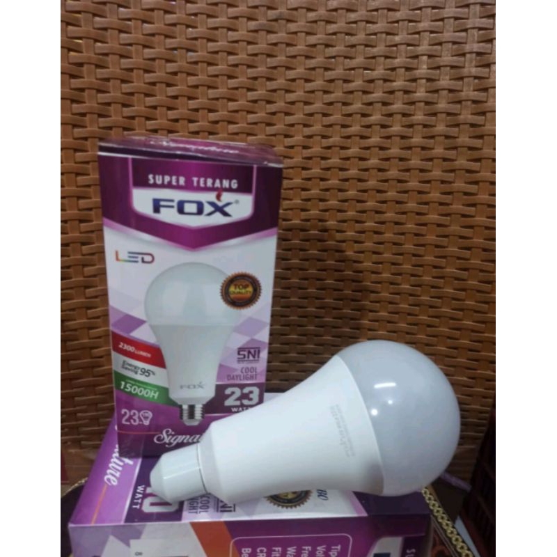 Jual LAMPU LED FOX 23 WATT CAHAYA PUTIH TERANG | Shopee Indonesia