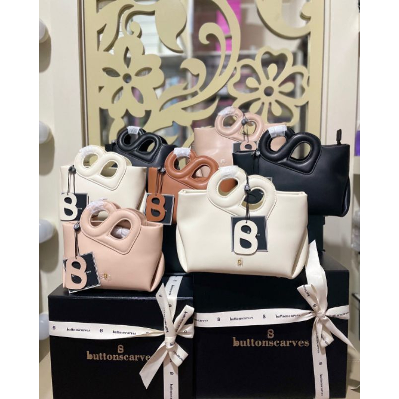 Jual GENUINE LEATHER ‼️ BUTTONSCARVES THE NINA BAG | Shopee Indonesia