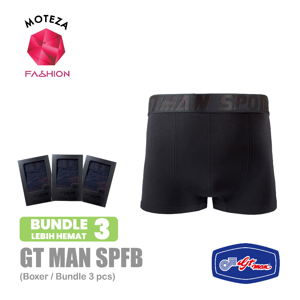 Jual ISI 3 PCS Celana Dalam Underwear Boxer Sport Pria - GT Man SPFB ...