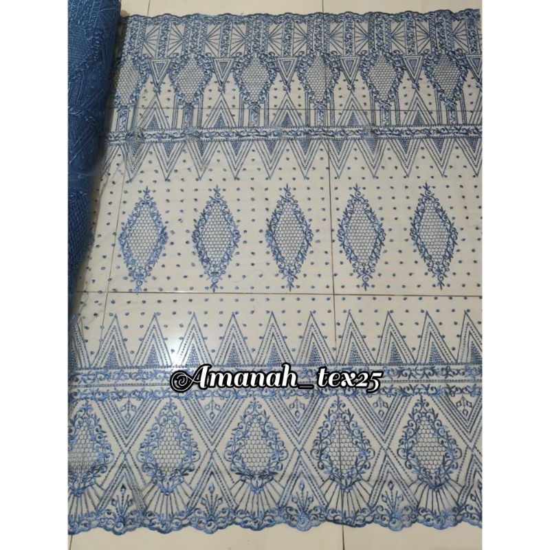 Jual Tile Border / Tile Embroidery / Tile Sapto / Bahan Kebaya | Shopee ...