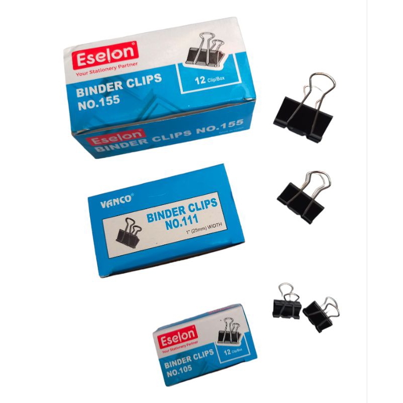 Jual Binder Clips Eselon Dan Vanco/Penjepit Kertas | Shopee Indonesia