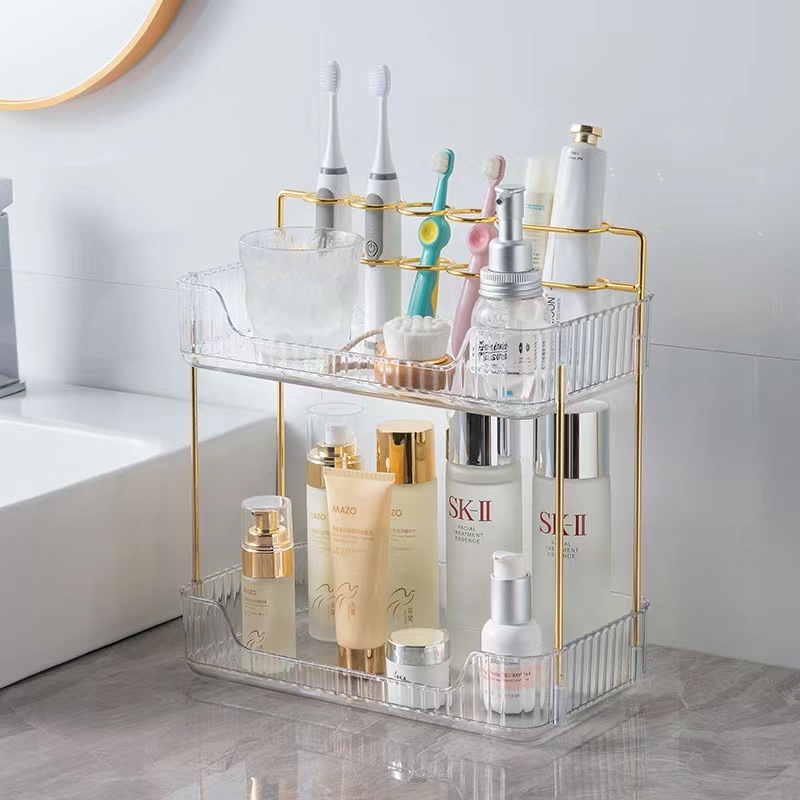 Jual Littleapple_O Rak Gold Serbaguna / Rak susun Makeup / Rak Susun ...