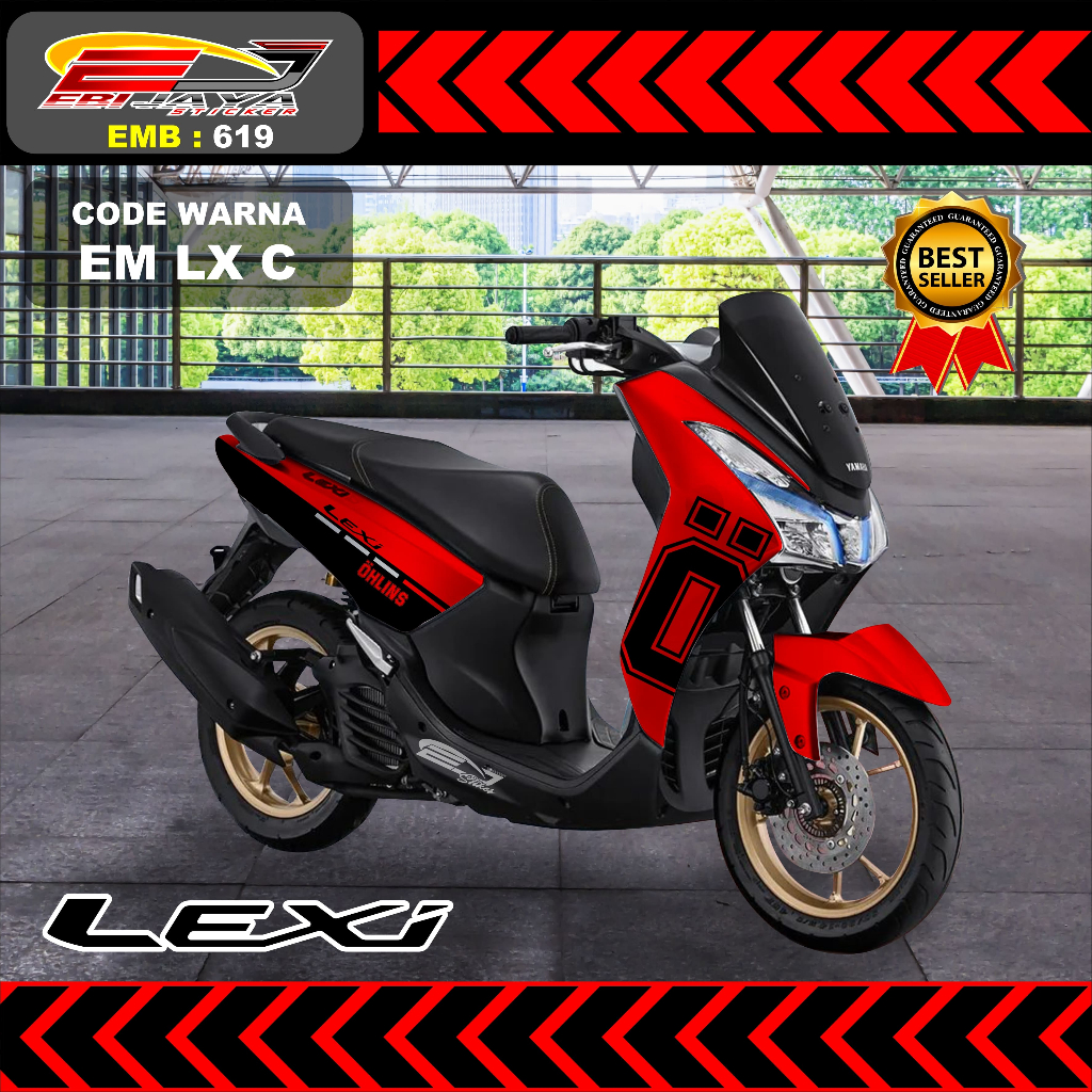 Jual STIKER FULL BODY MOTOR LEXY TERMURAH NEW MOTIF-STIKER MOTOR YAMAHA ...