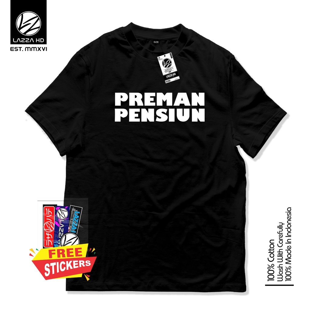 Jual Kaos Baju Distro Preman Pensiun 1 2 3 4 Logo Keren Terlaris ...