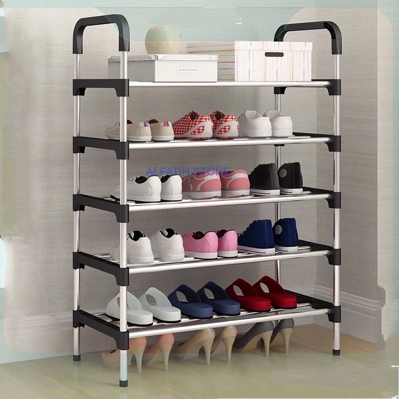 Jual Rak Sepatu / Sendal Susun 5 Anti Karat Rak SEPATU Susun 5 | Shopee ...
