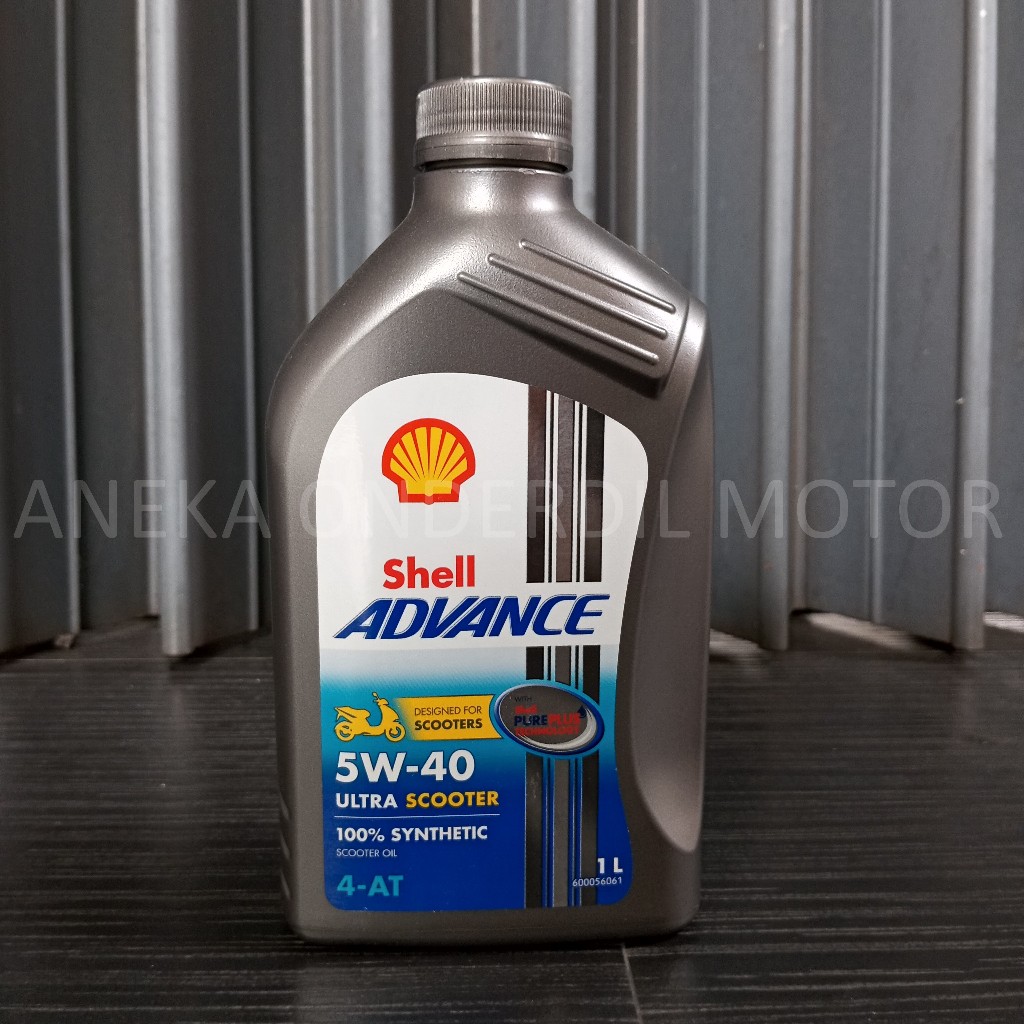 Jual Shell Advance Ultra Scooter 5W-40 1 Liter Oli Matic Full Synthetic ...