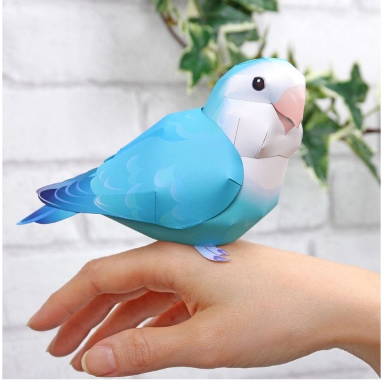 Jual DIY Papercraft Animal Love Blue Bird | Shopee Indonesia
