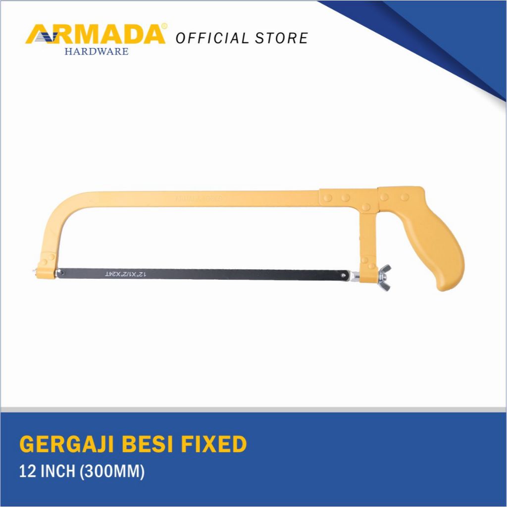 Jual ARMADA Gergaji Besi Fixed 12" Gagang Gergaji Besi Stang Gergaji ...