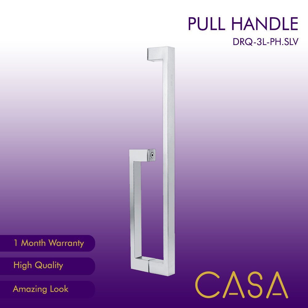 Jual CASA Pull Handle Shower Tarikan Pintu Kaca SUS304 Towel Bar Silver ...