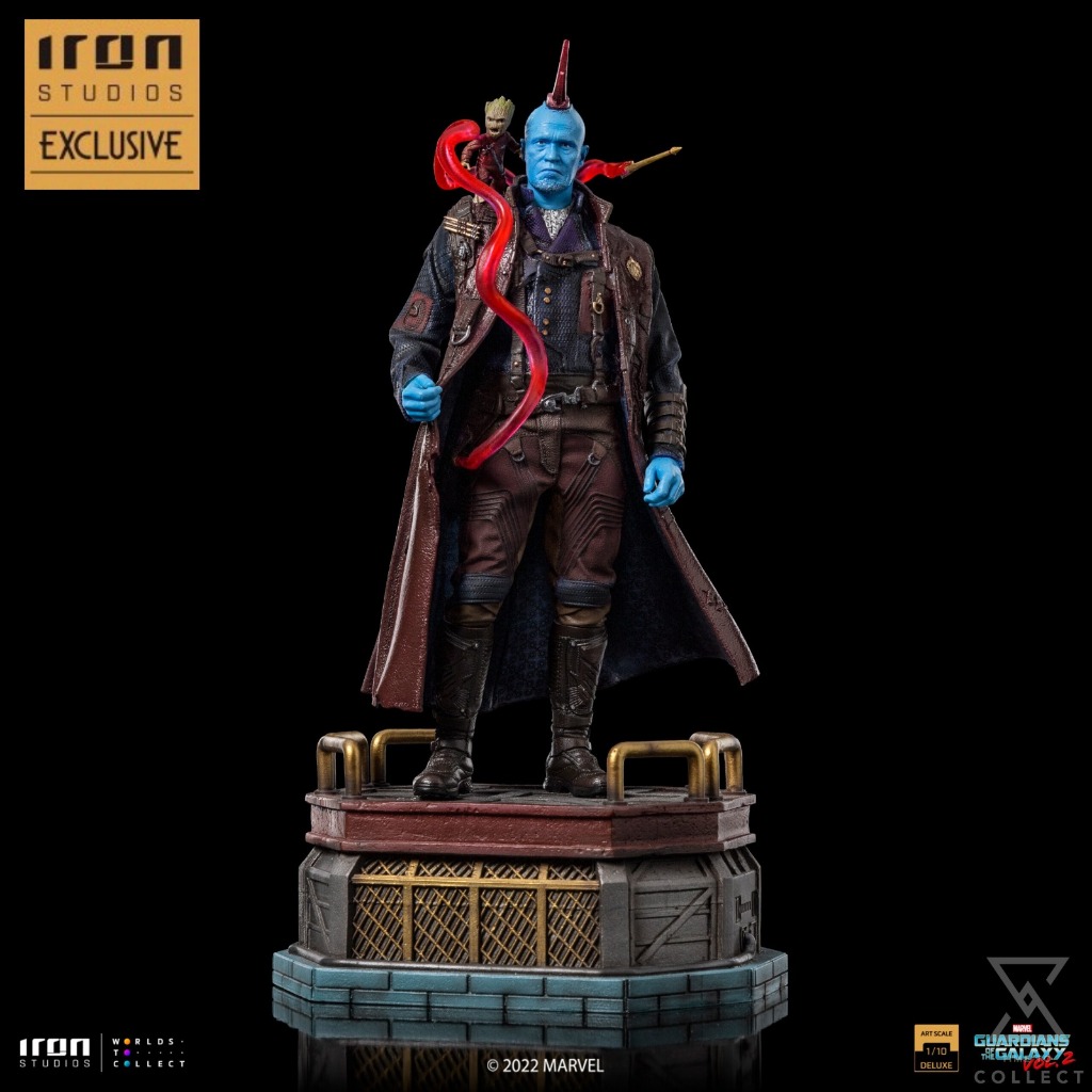 Jual STATUES 4 HEROES - Iron Studios - Yondu & Baby Groot | Shopee ...