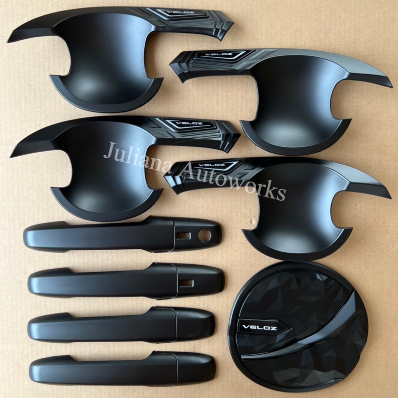 Jual Paket Outer Handle Tank Cover Bensin Veloz Premium 2022 2023 Hitam Doff | Shopee Indonesia