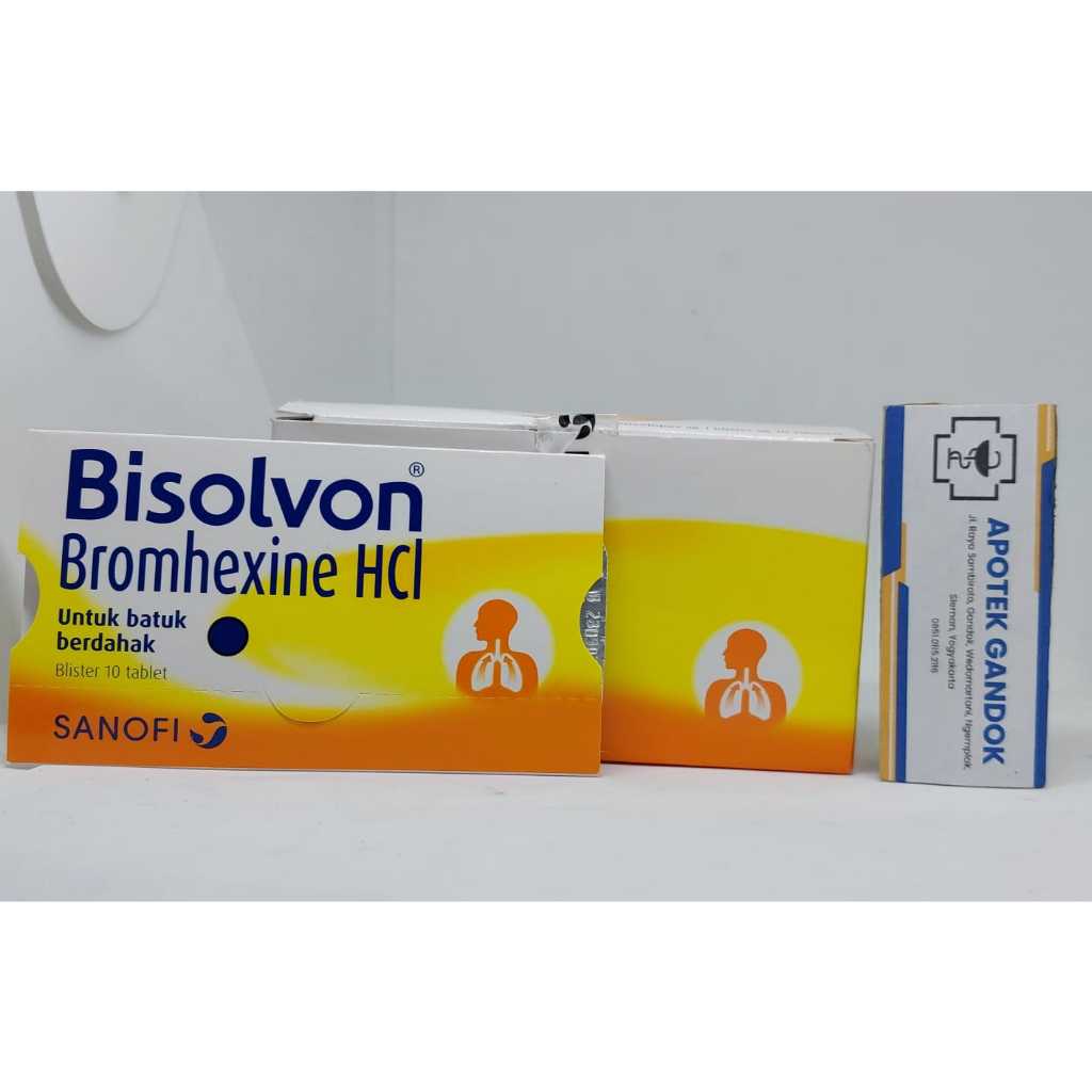 Jual Bisolvon tablet obat batuk berdahak satu strip isi 10 tablet ...