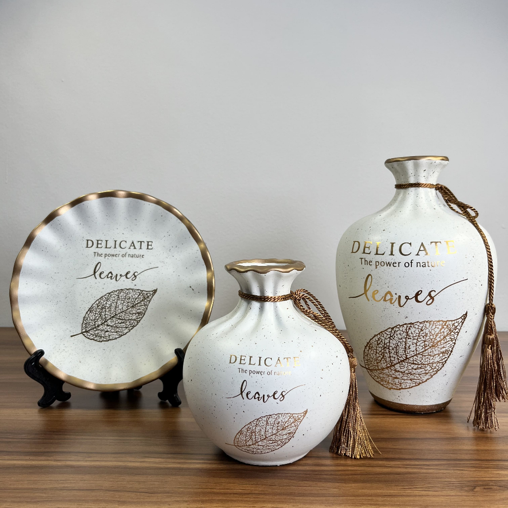 Jual Dekorasi Eropa Retro Set 3 PCS - Pajangan Hiasan 3IN1 Decor / Vas ...