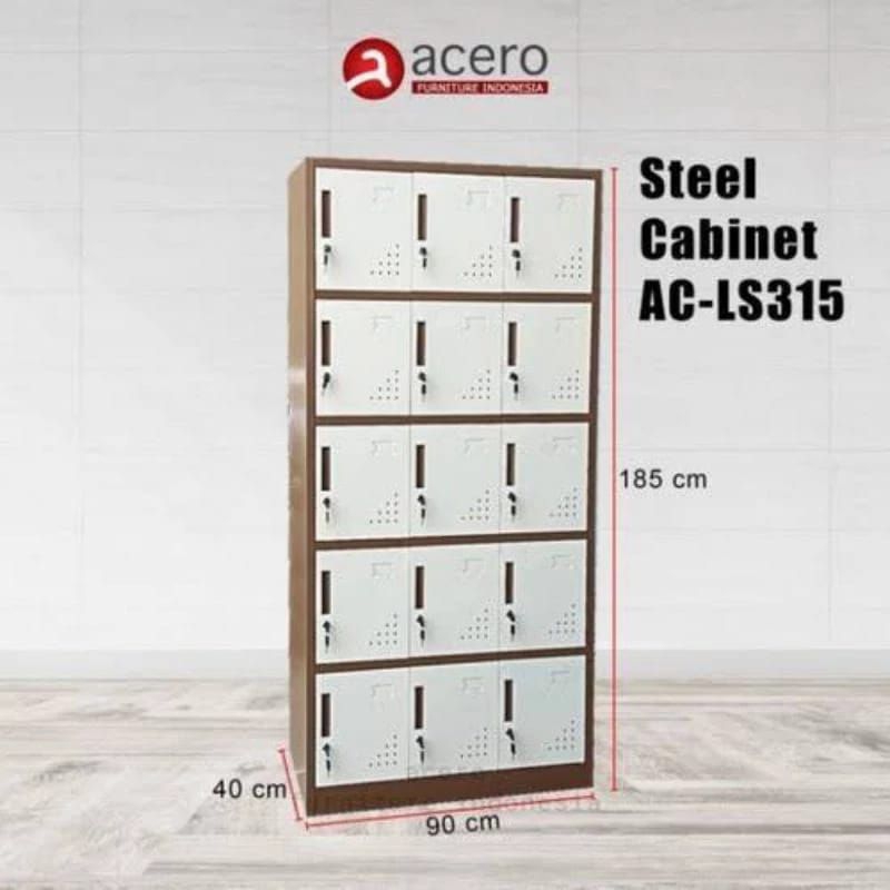 Jual LEMARI LOCKER 15 PINTU LEMARI ARSIP ACERO LEMARI DOKUMEN KANTOR AC ...