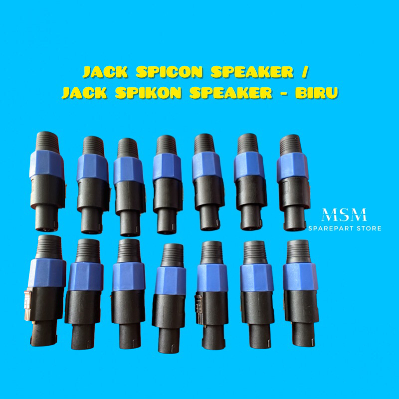 Jual JACK SPICON SPEAKER / JACK SPIKON SPEAKER - BIRU | Shopee Indonesia