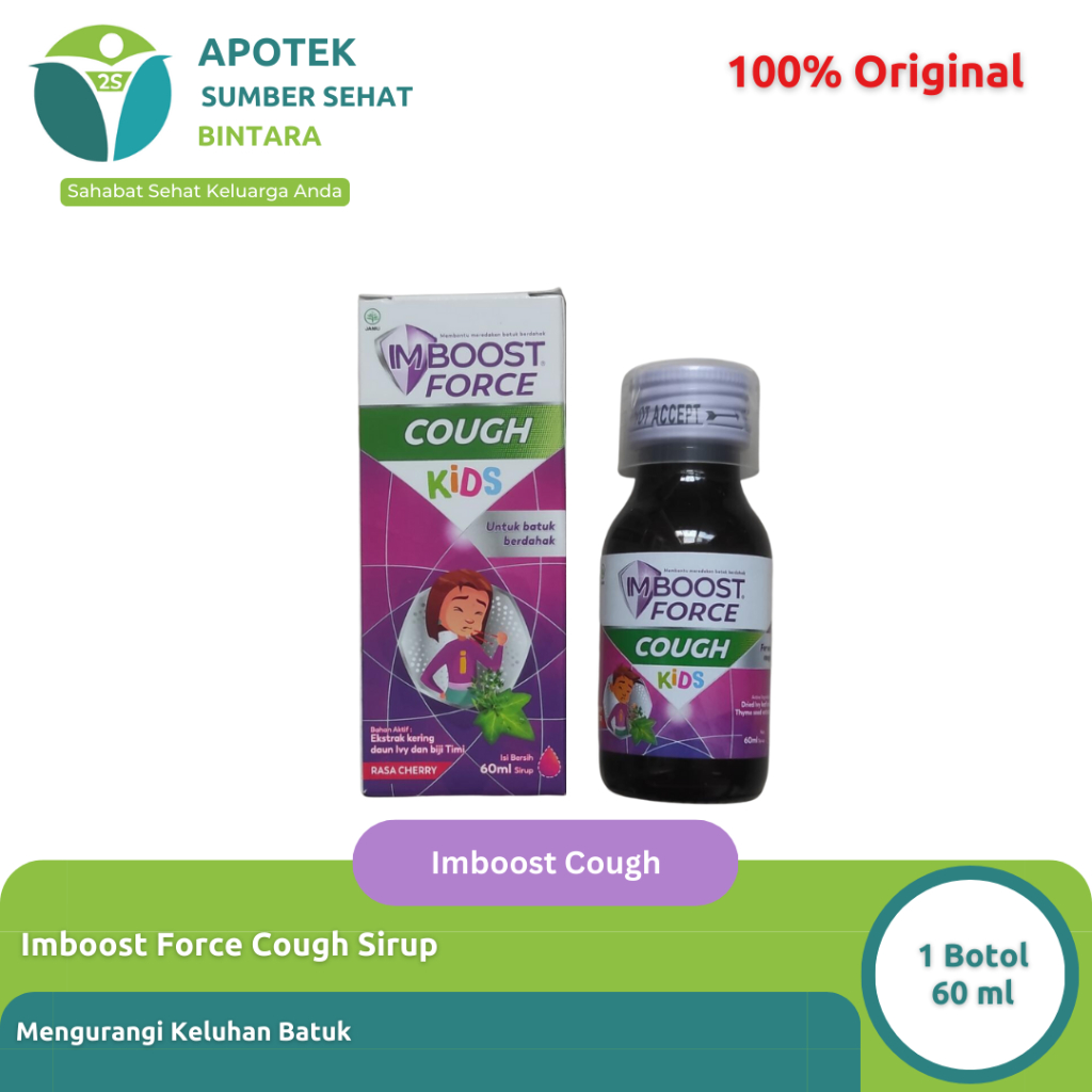 Jual Imboost Force Cough Kids 60 ml - Obat Batuk Anak | Shopee Indonesia