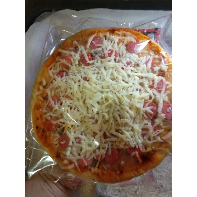 Jual pizza instan. pizza frozen mozarela uk 20cm | Shopee Indonesia