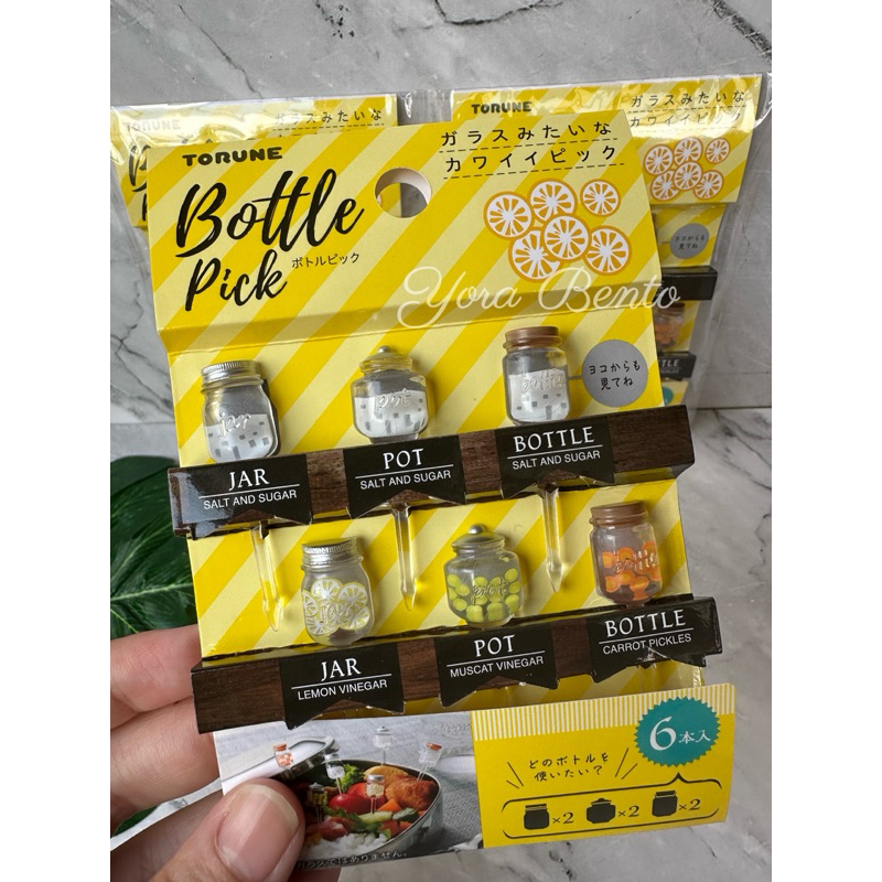 Jual Torune Tusukan Bento Toples Food Picks Jar Bento Tools bento tools lunch picks | Shopee ...