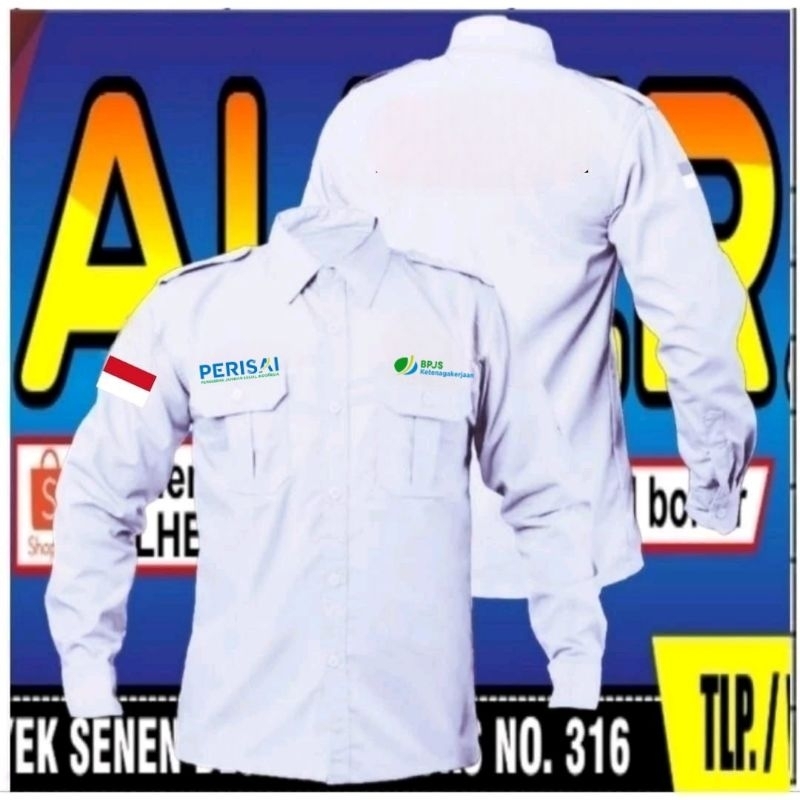 Jual panjang kemeja BPJS ketenagakerjaan baju BPJS ketenagakerjaan ...