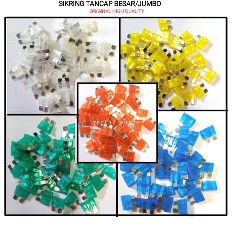 Jual Sekring Sikring Tancap Besar/Sikring Tancap Besar 7.5A 10A 15A 20A ...
