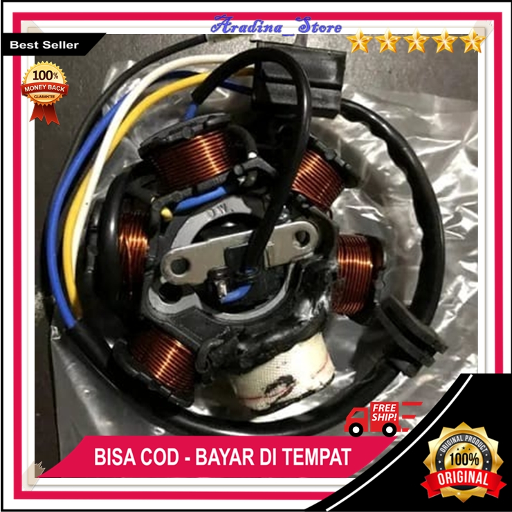 Jual Original Spul Supra Lama Sparpart ORI Spull Assy Stator Comp Spul Pulser Honda Supra X Lama ...