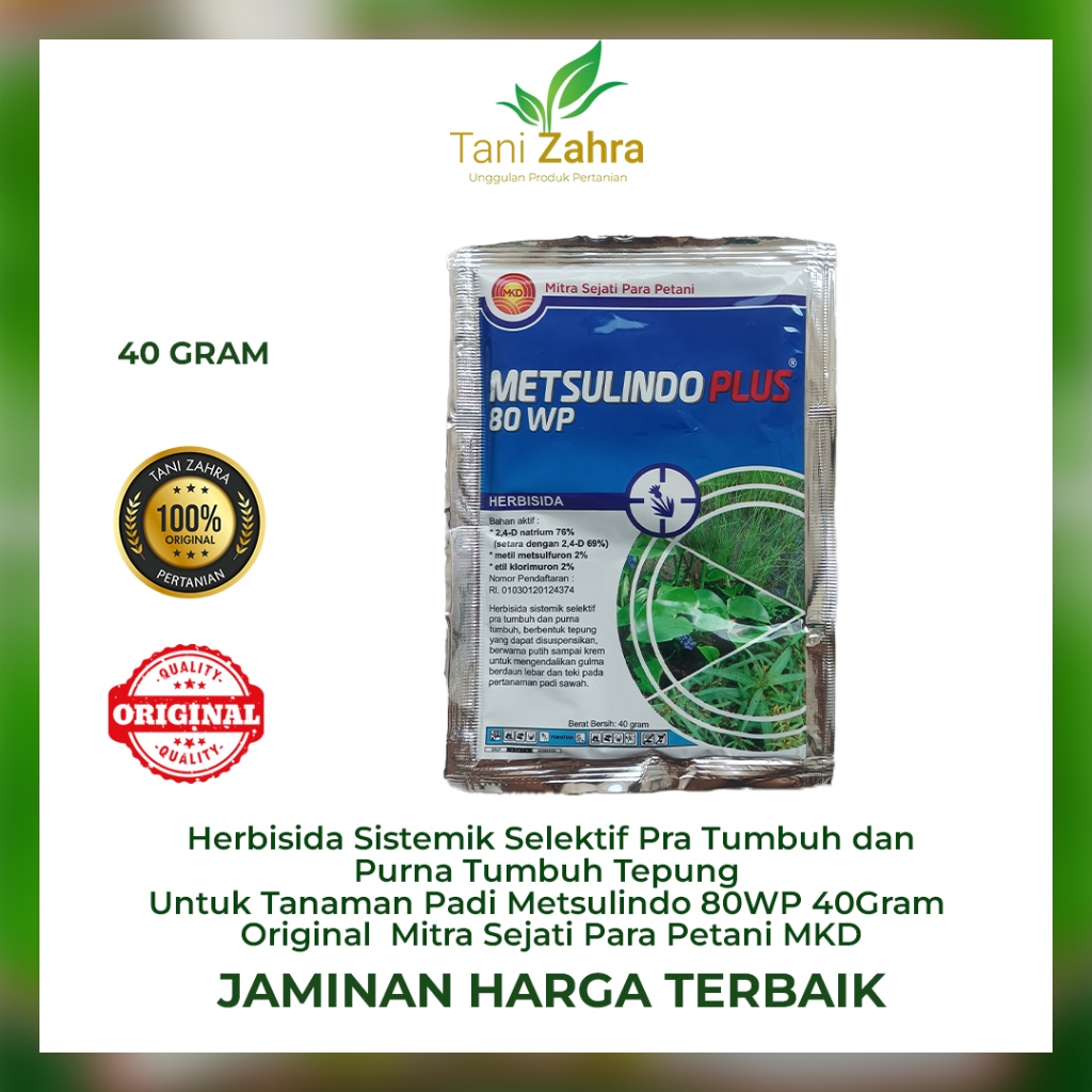 Jual GROSIR 25PCS 1 PACK Herbisida Sistemik Selektif Pra Tumbuh dan ...