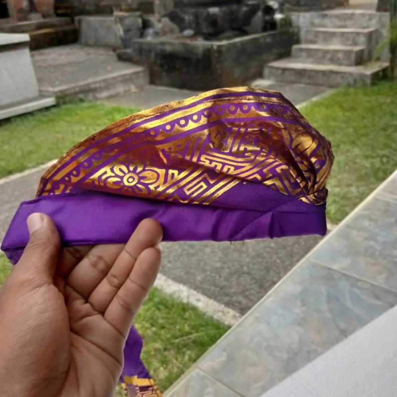 Jual Udeng Prada// Udeng Prada Bali// Udeng Prada Bali Setengah jadi ...