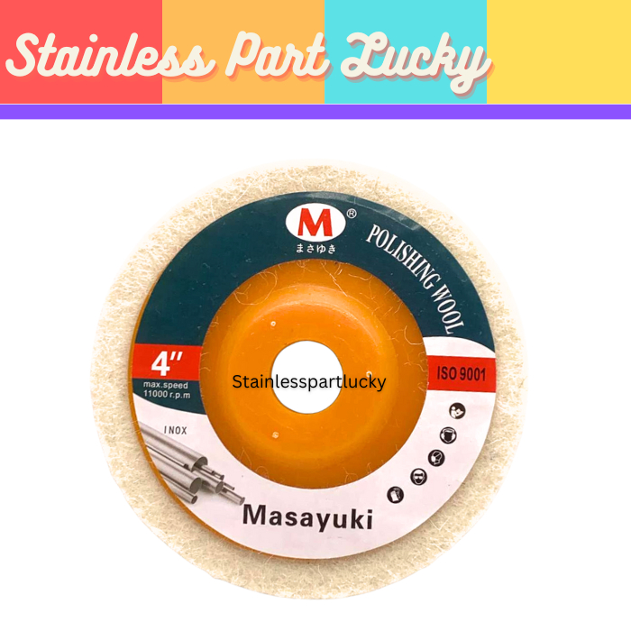 Jual Mata Gerinda Poles Besi Stainless Wool 4 inch Masayuki | Shopee ...