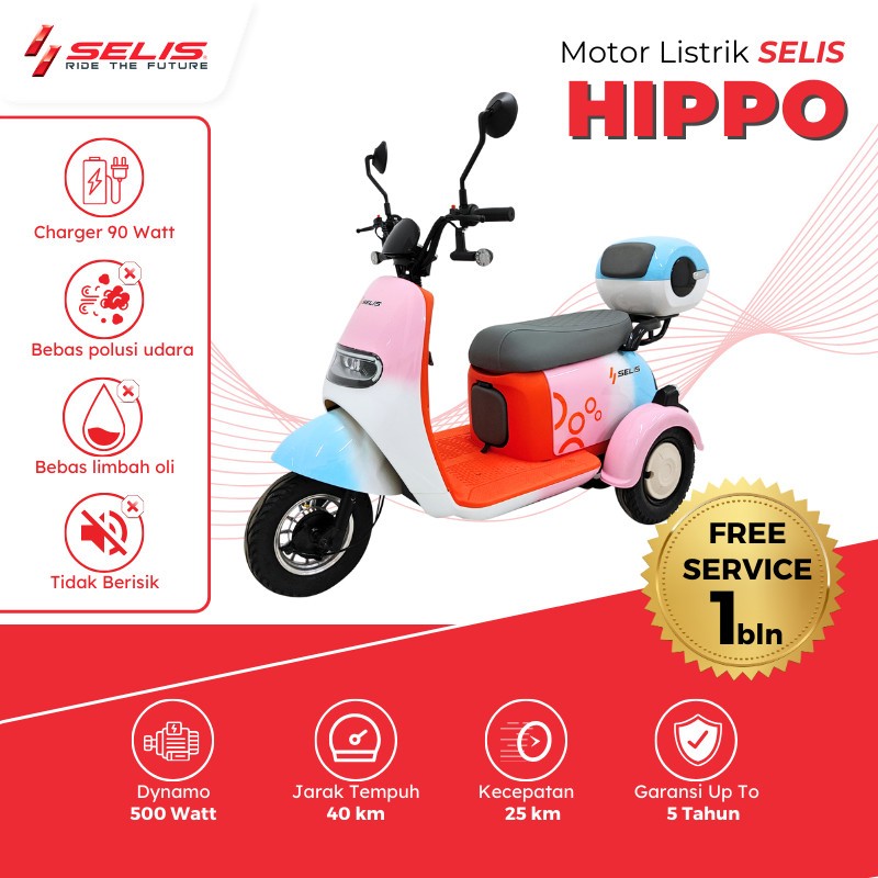 Jual Motor Listrik Selis Tipe Hippo | Shopee Indonesia