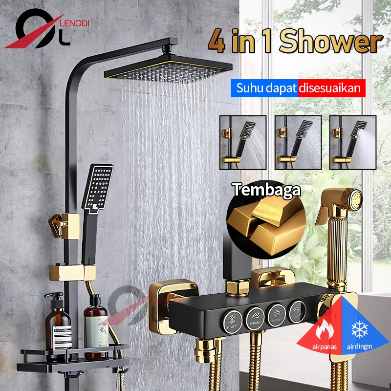 Jual 4-in-1 Set Shower + LED / Shower Kamar Mandi Panas Dingin Shower ...