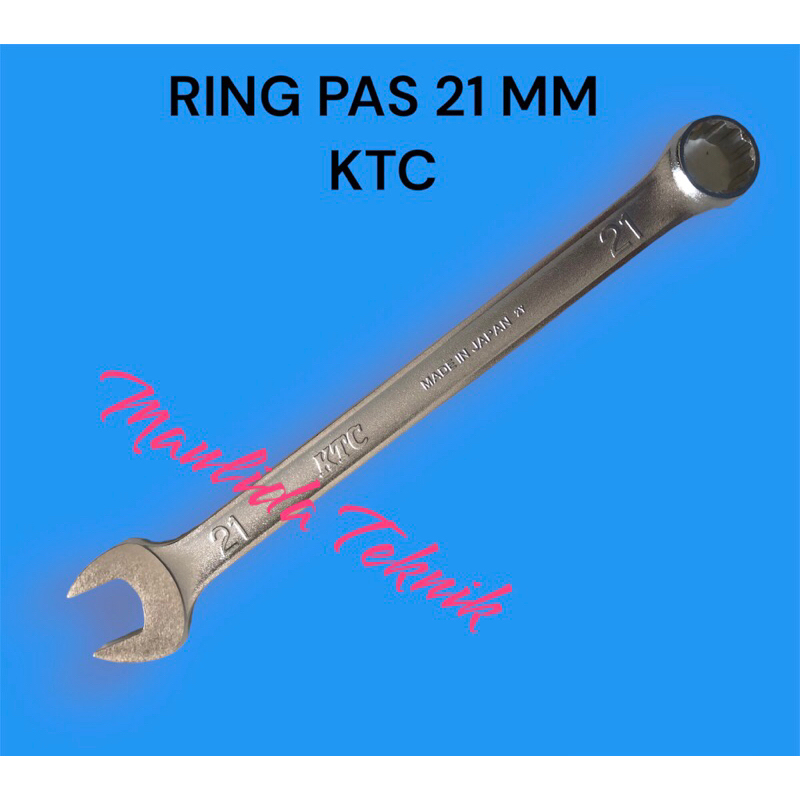 Jual KTC Kunci Ring pas 21 mm / Combination Wrench KTC Japan Original MS2-21 / Alat bengkel ...