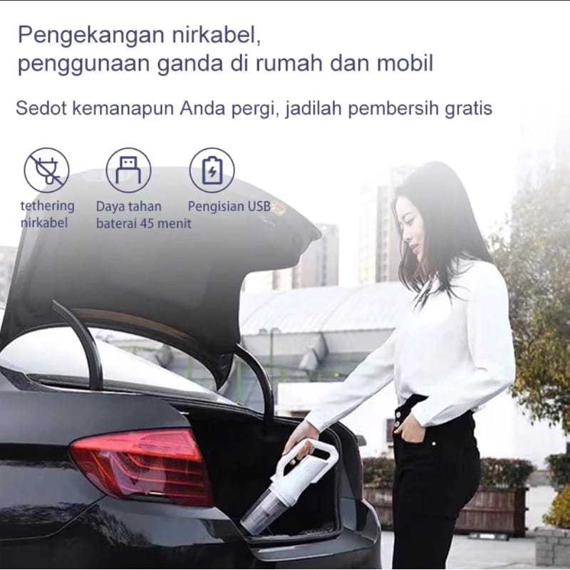 Jual Penyedot Debu Vacuum Wireless Kebisingan rendah Cordless ...