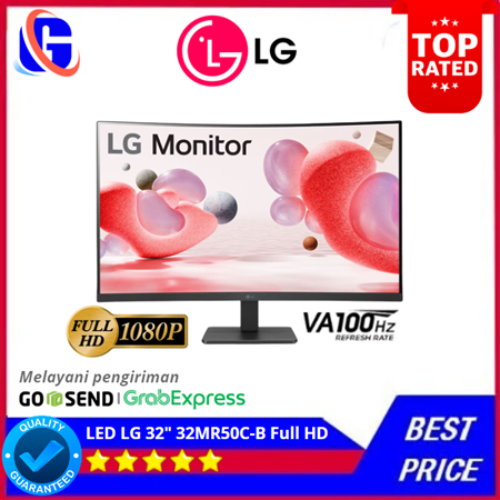 Jual Monitor LED LG 32" 32MR50C-B Full HD Curved With AMD FreeSync ...