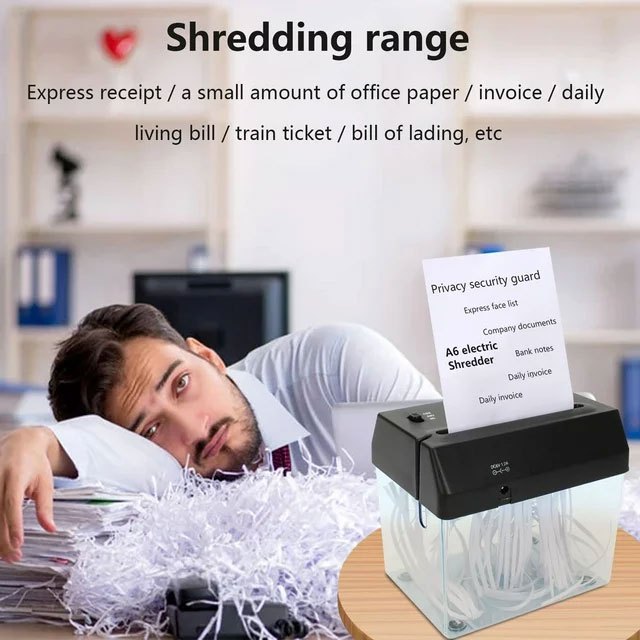 Jual Mini USB Paper Shredder with Letter Opener - SW501 - Black ...