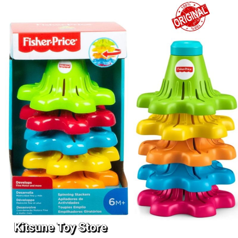 Jual Fisher Price Spinning Stackers Original - Mainan Edukasi Anak ...