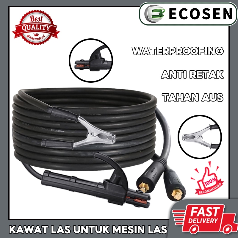 Jual ECOSEN Kabel las set 2/3/5/10 meter/Welding Cable Set/Tang Las ...