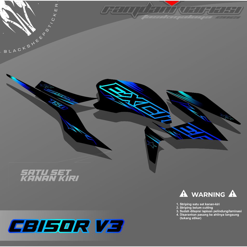 Jual STRIPING CB150R STREET FIRE - STRIPING CB150R NEW V2 - STRIPING ...