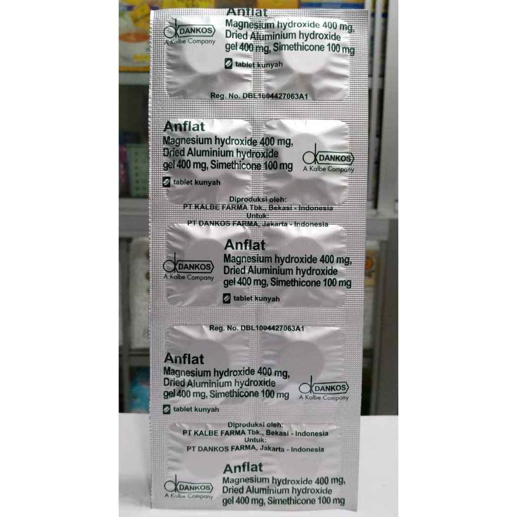 Jual Anflat 𝟏 𝐒𝐓𝐑𝐈𝐏 𝐈𝐒𝐈 𝟏𝟎 𝐓𝐀𝐁𝐋𝐄𝐓 - Meredakan Asam Lambung, Maag dan ...