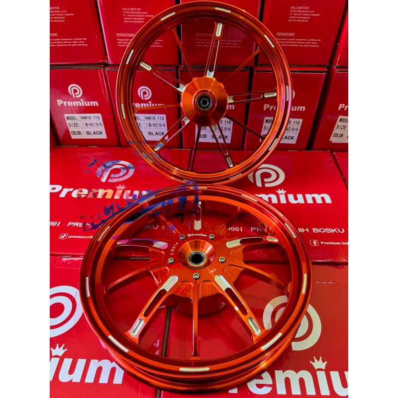 Jual VELG RACING VND PREMIUM PALANG 10 185x14/215x14 BEAT VARIO 110 SCOOPY GENIO SPACY VARIO 125 ...