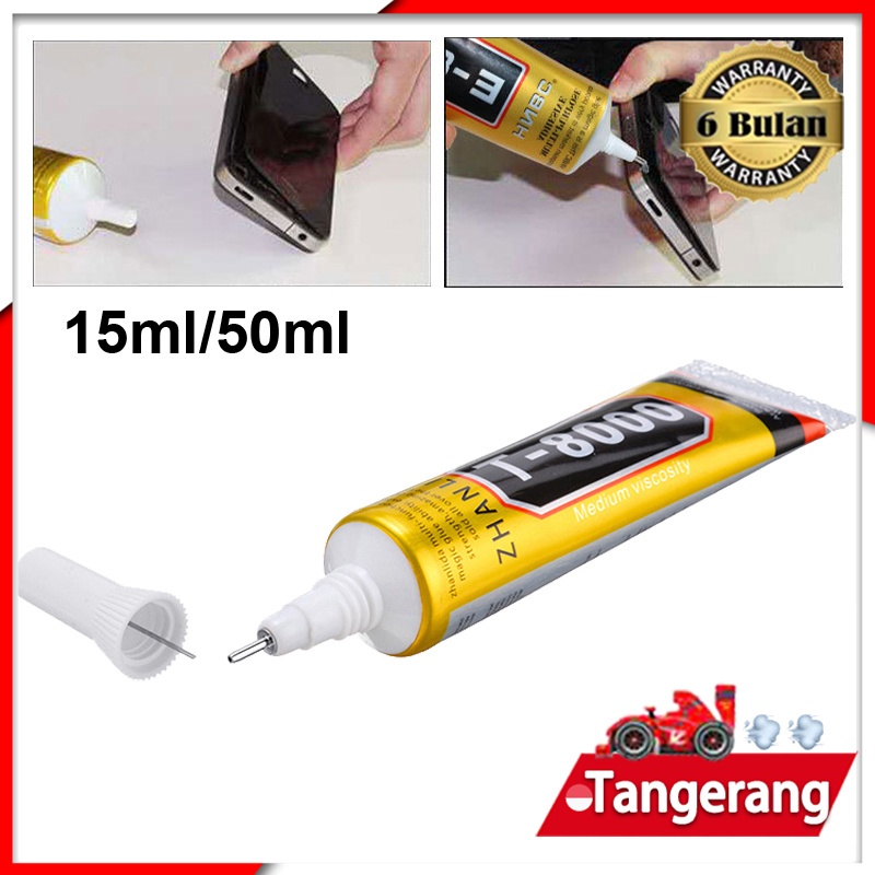 Jual 15ml/50ml Lem LCD T8000 / Lem Bening / Lem HP / Lem Touchscreen ...