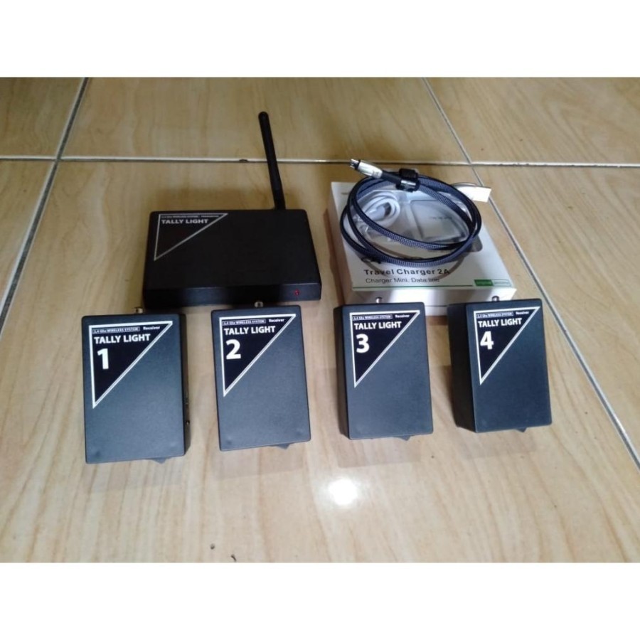 Jual 4 CH WIRELESS TALLY LIGHT BISA UNTUK VMIX DAN AVMATRIX/DEVICEWELL ...