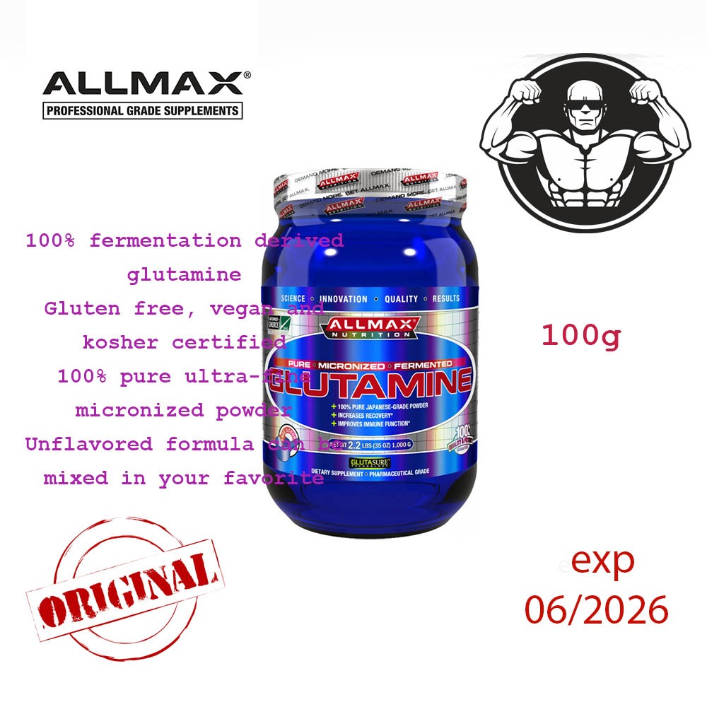 Jual AllMax Nutrition Micronized Glutamine 100g | Shopee Indonesia