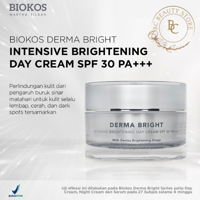 Jual Biokos Derma Bright Intensive Brightening Day Cream SPF 30 PA ...